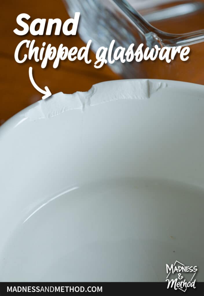 Sand Chipped Glassware | Madness & Method