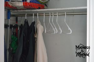 Organized Entry Closet | Madness & Method