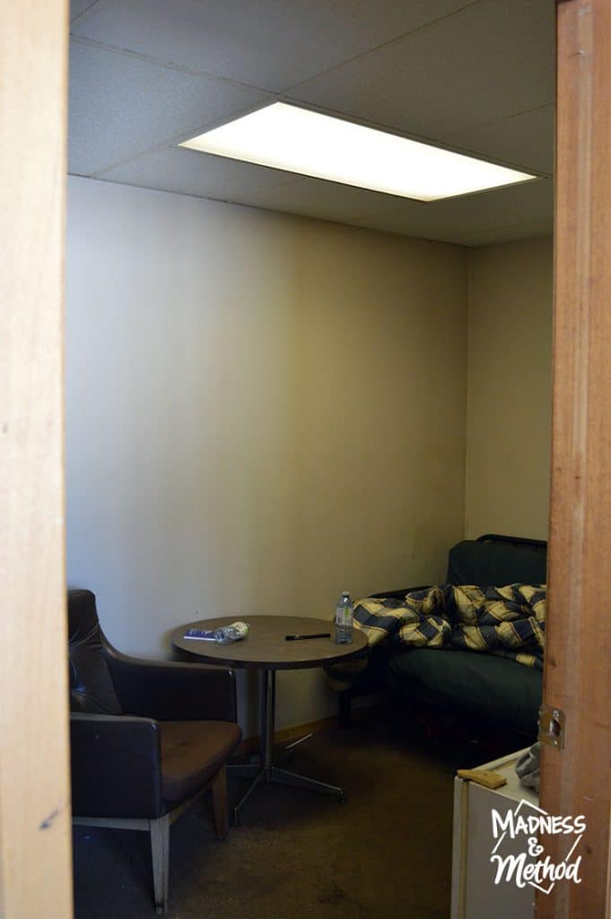 Storage Room Makeover [Industrial Office Renovation] | Madness & Method