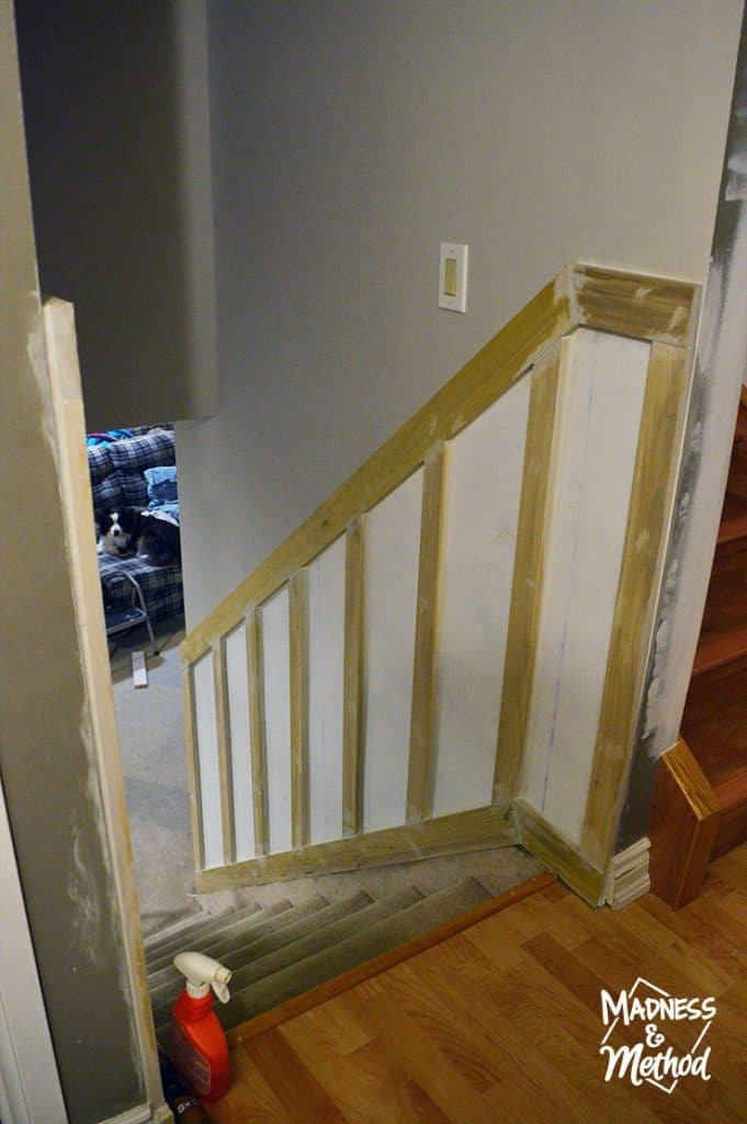 Diy Board Batten Staircase Madness Method
