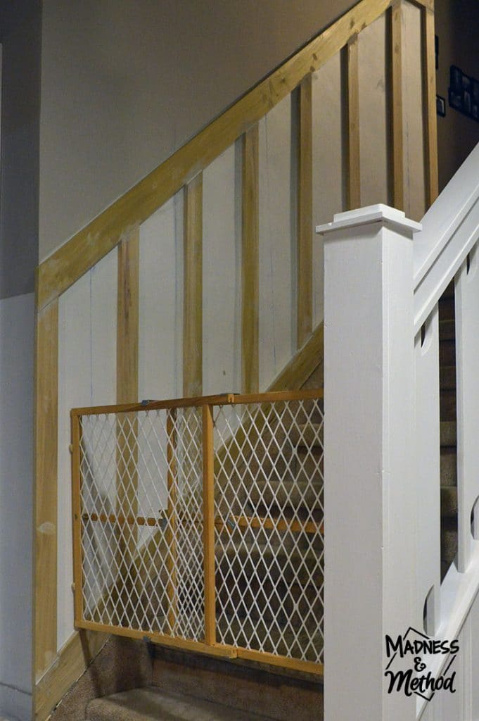 DIY Board & Batten Staircase | Madness & Method