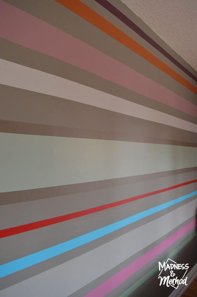 Painting Straight Stripes (On A Long Wall) | Madness & Method
