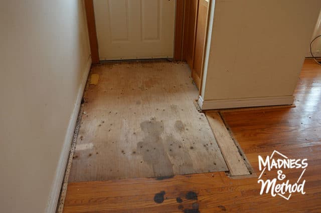 Tiling the Entryway | Madness & Method