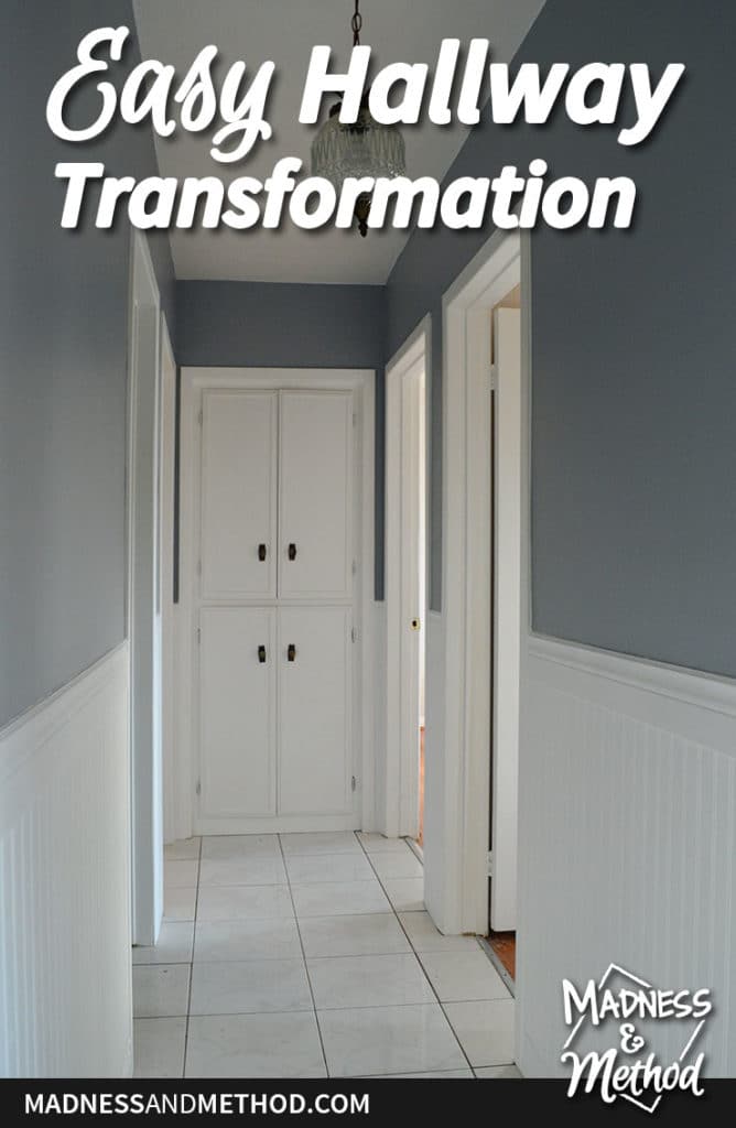 easy-hallway-transformation-pinterest | Madness & Method