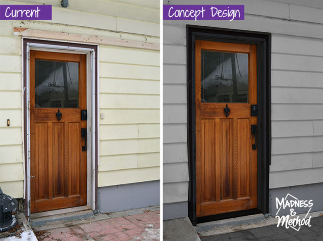 Back Door Entrance Makeover | Madness & Method
