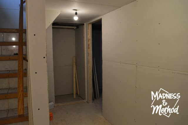 Basement Drywall Progress | Madness & Method
