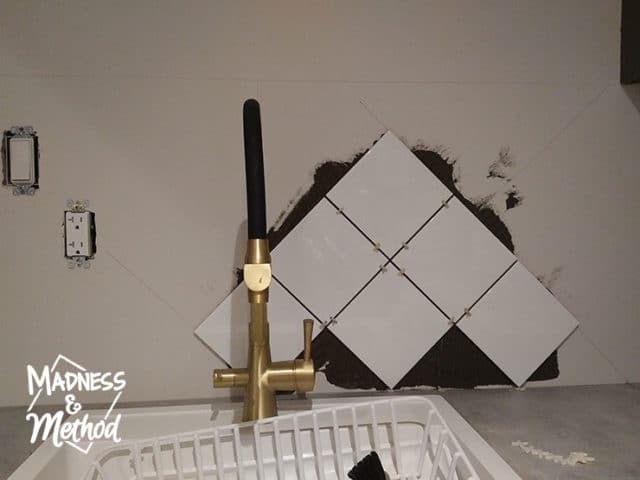 Tips on Installing a Diamond Tile Pattern | Madness & Method