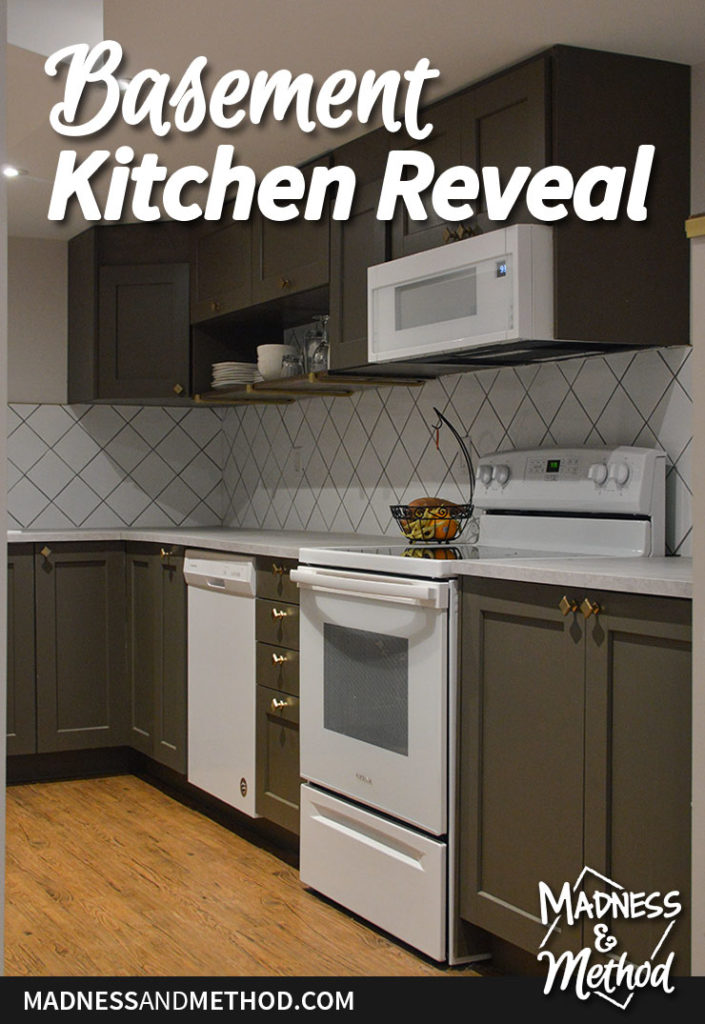 Basement Kitchen Reveal | Madness & Method