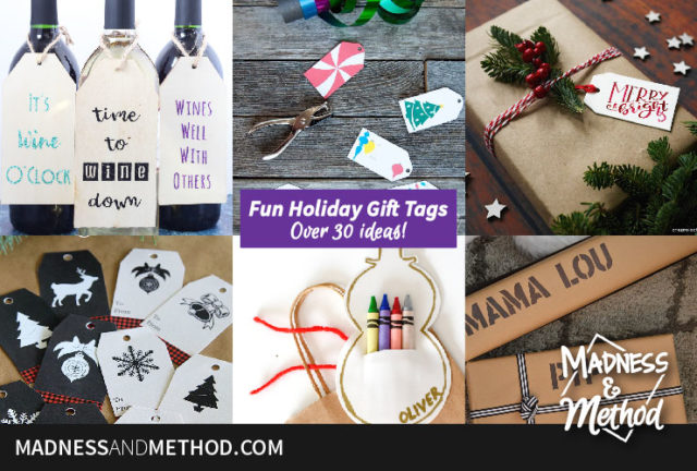 Fun Holiday Gift Tags (30+ Ideas!) | Madness & Method