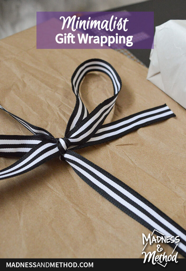 Minimalist Gift Wrapping | Madness & Method