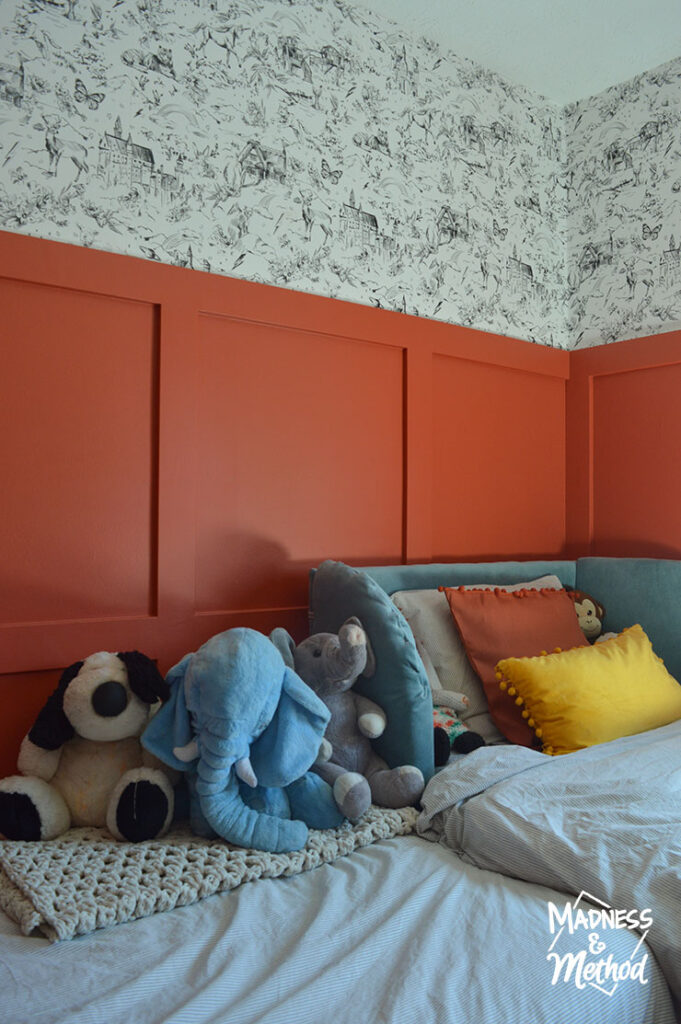 Shared Kids' Red Bedroom Reveal | Madness & Method