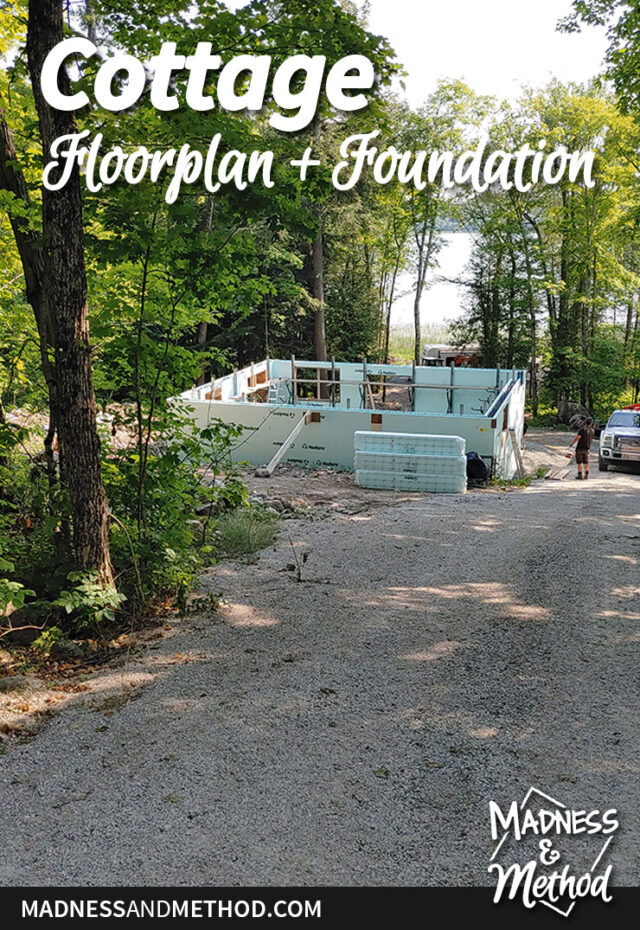 Cottage Floorplan & Foundation | Madness & Method