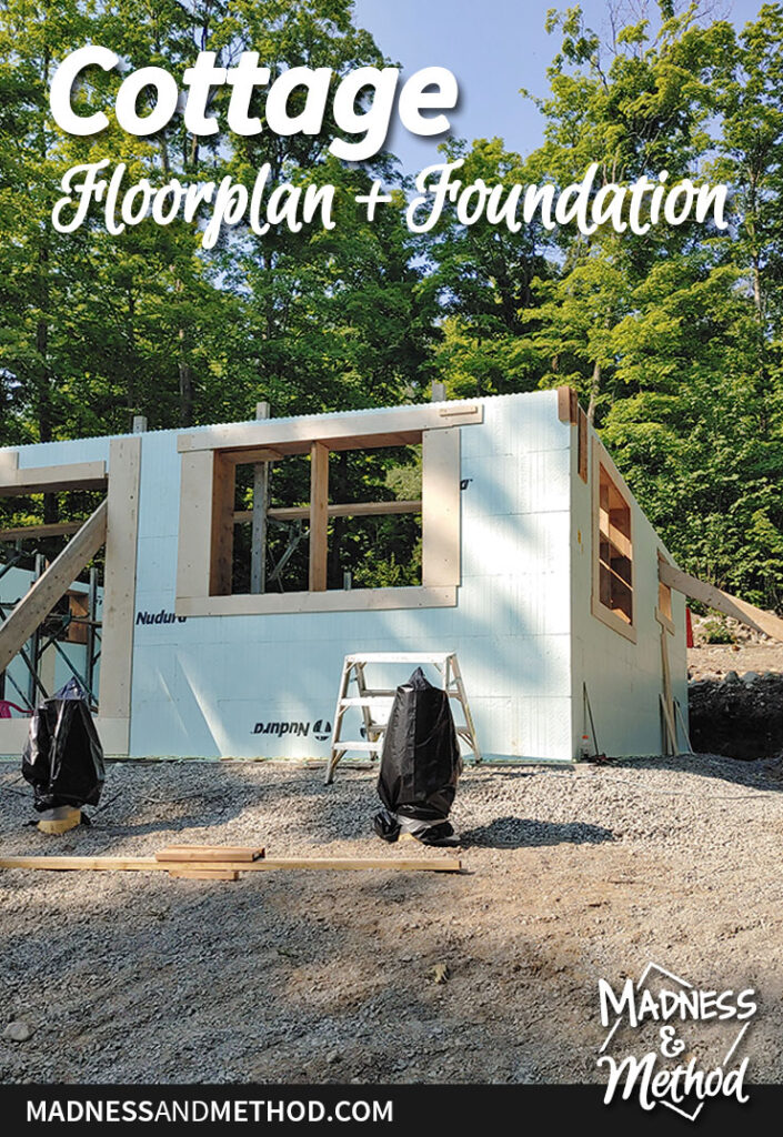 Cottage Floorplan & Foundation | Madness & Method