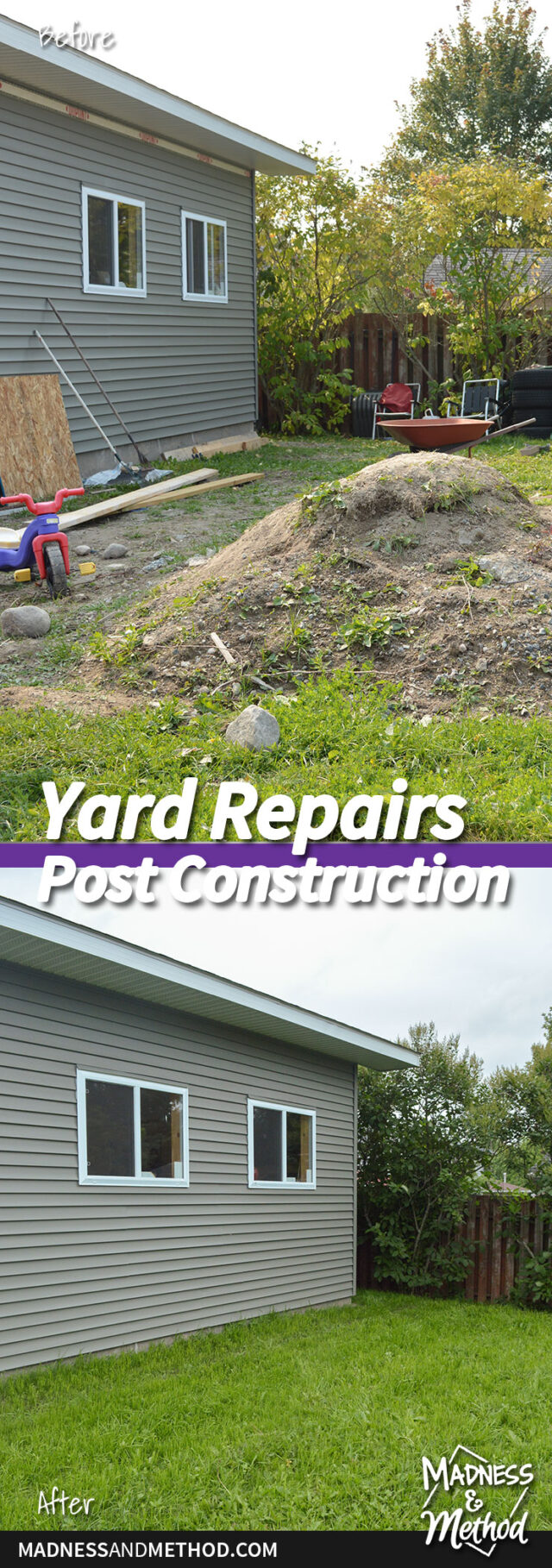 Yard Repair Post Construction | Madness & Method