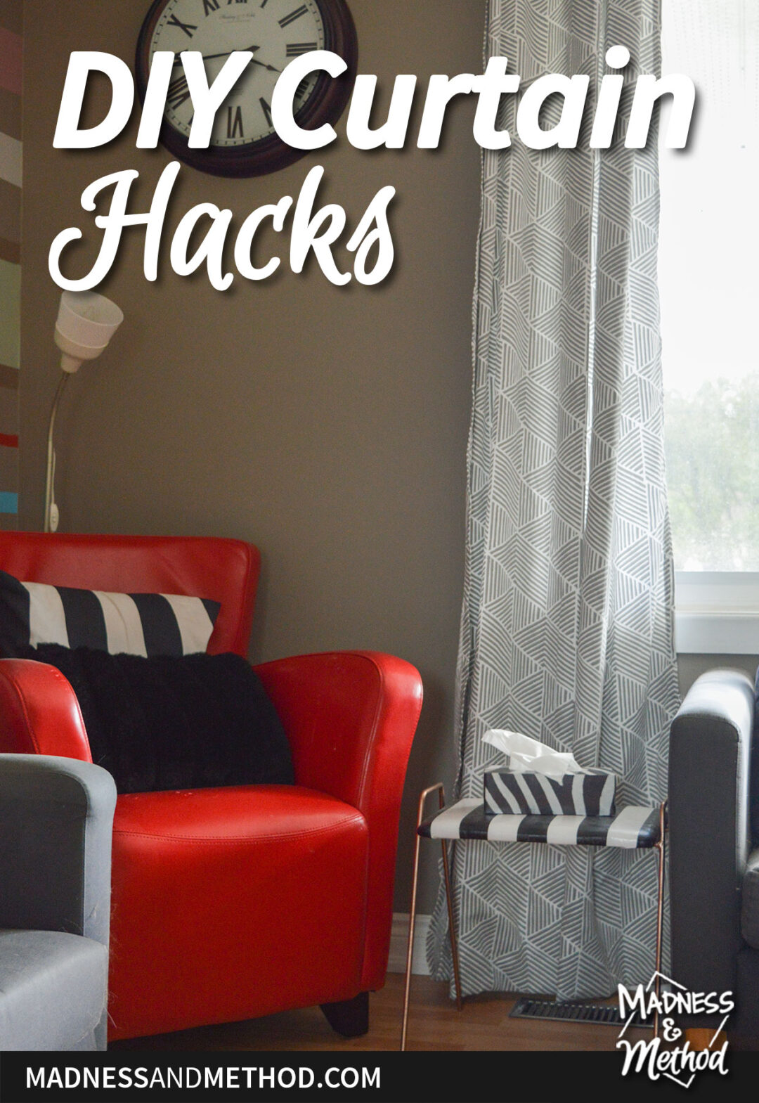 DIY Curtain Hacks | Madness & Method