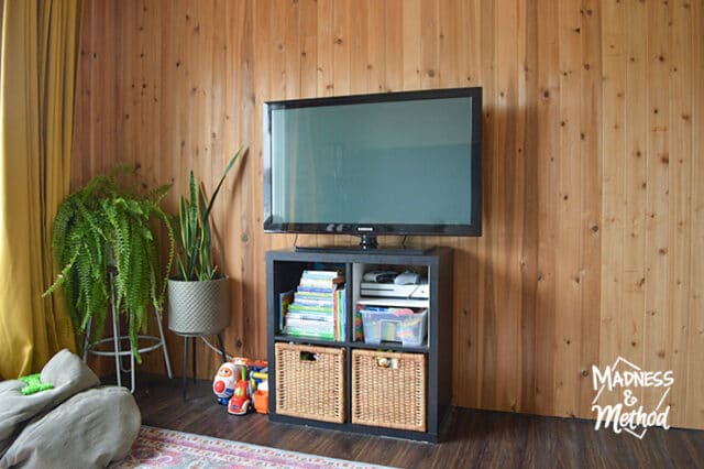 TV Console (Ikea Kallax Hack) | Madness & Method
