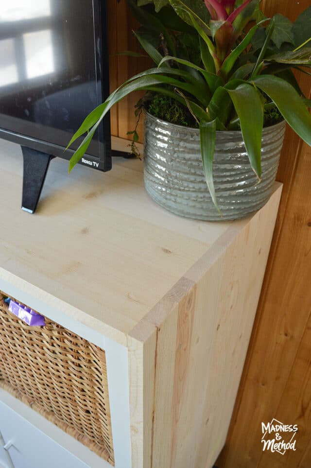 TV Console (Ikea Kallax Hack) | Madness & Method