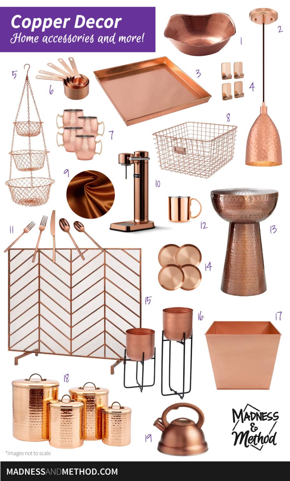 Copper Home Accessories | Madness & Method