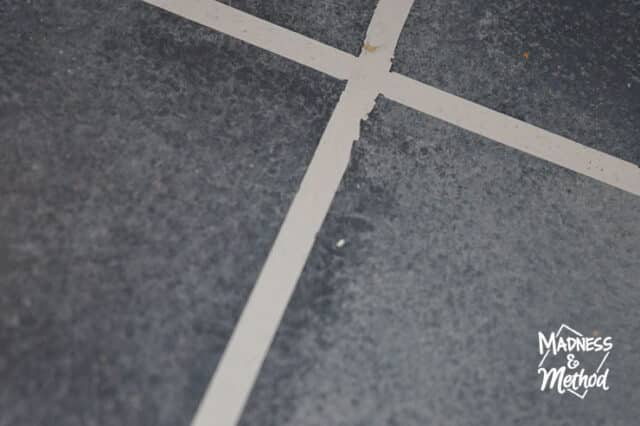 Faux Tile Painted Floors | Madness & Method