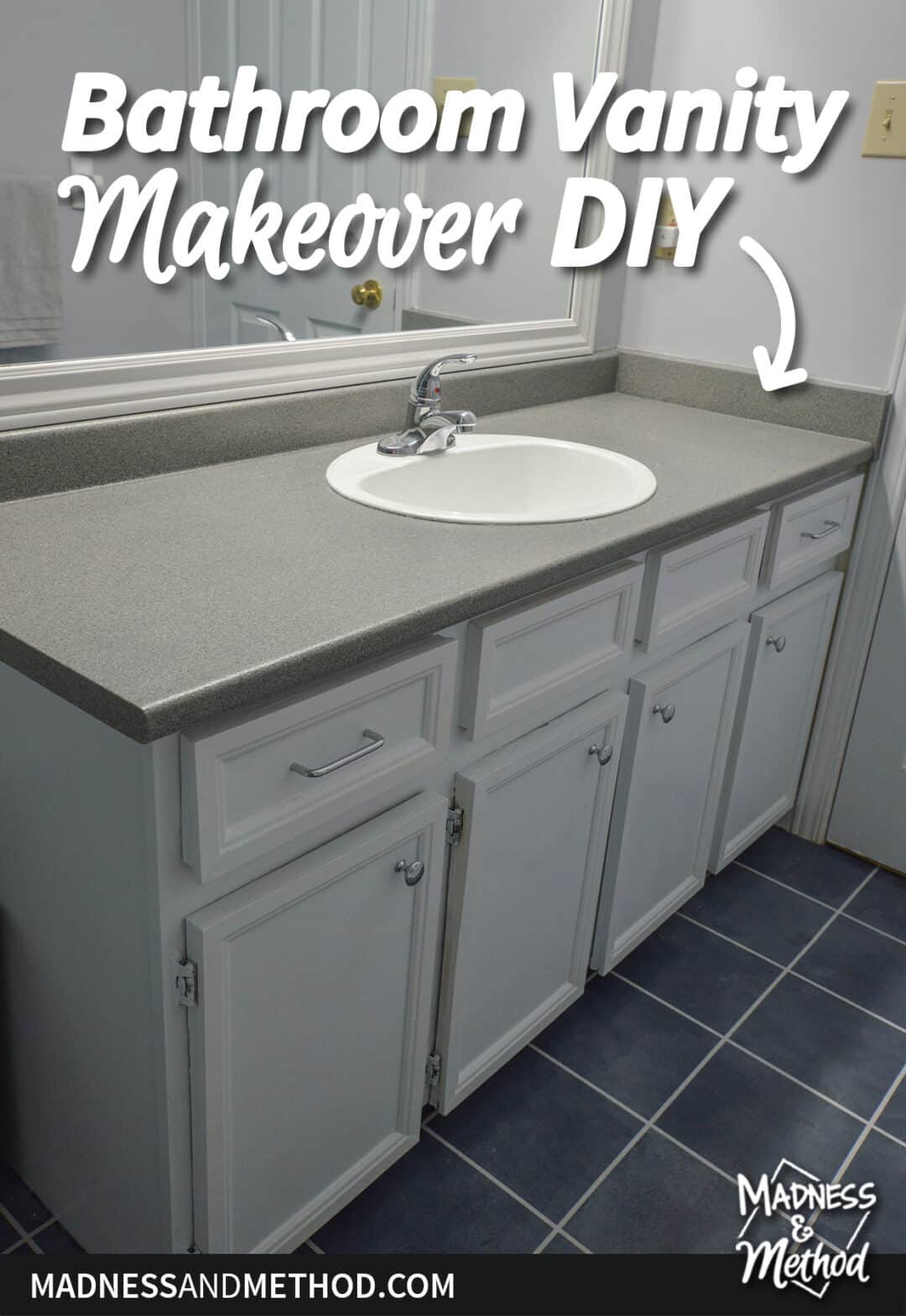 Bathroom Vanity Makeover DIY | Madness & Method