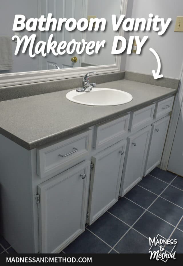 Bathroom Vanity Makeover DIY | Madness & Method
