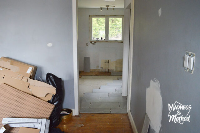 Tiling Kitchen Floors | Madness & Method