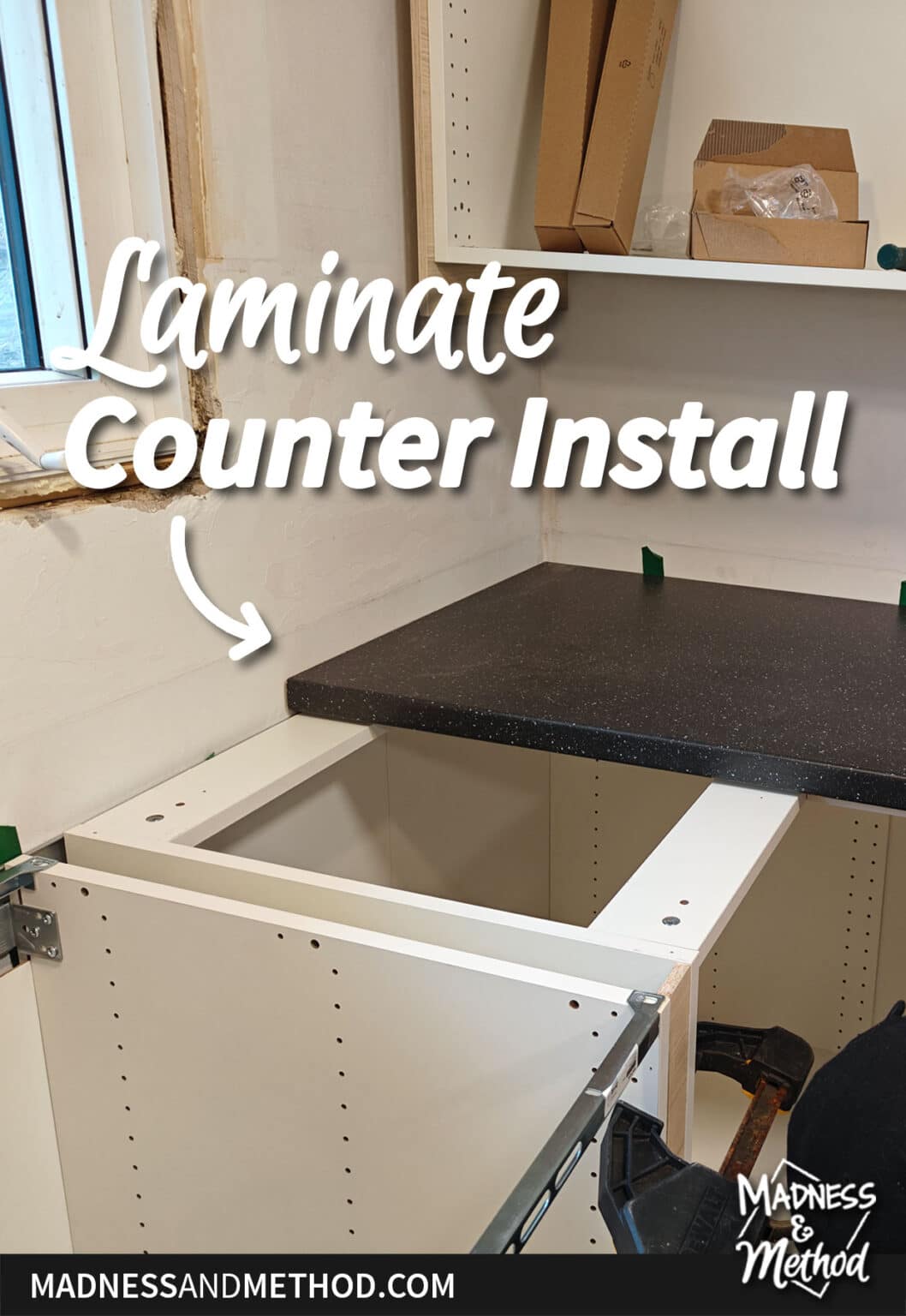 Laminate Counter Install | Madness & Method