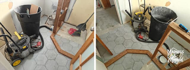 Basement Bathroom Construction Progress | Madness & Method