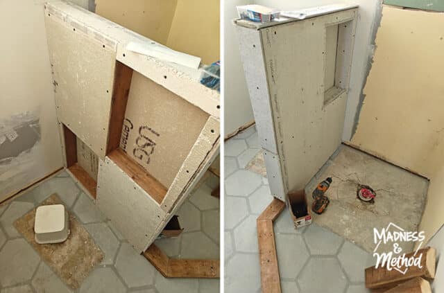 Basement Bathroom Construction Progress | Madness & Method