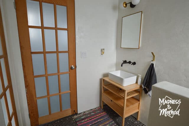 White Microcement Bathroom Reveal | Madness & Method